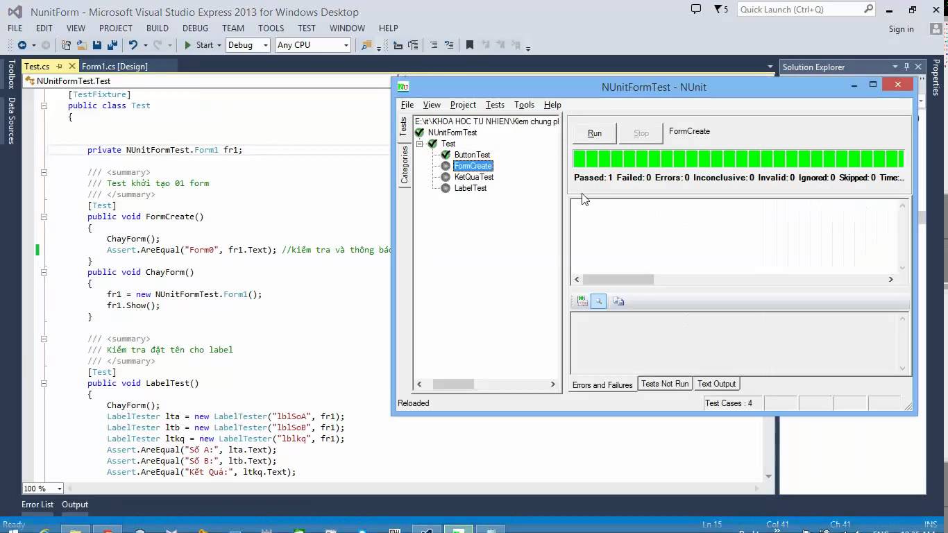 Nunitforms Software Testing Tools Guide