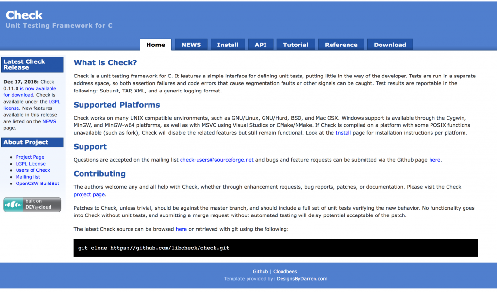 Check - Software Testing Tools Guide