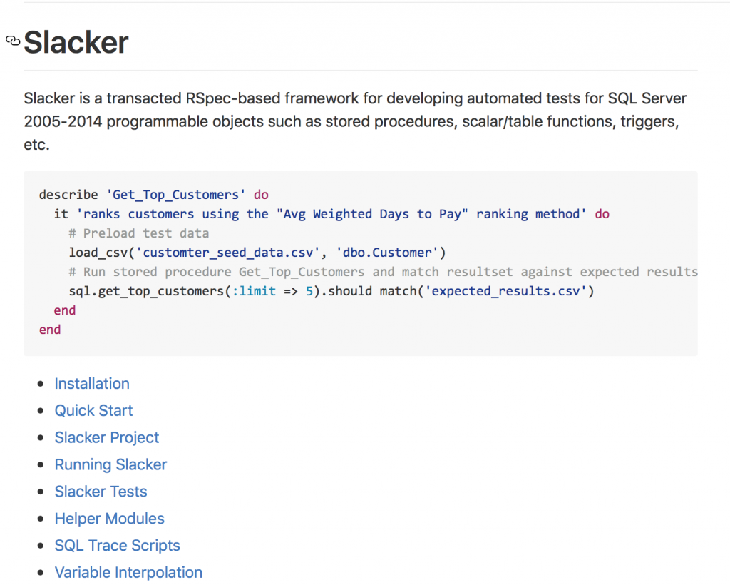 Slacker - Software Testing Tools Guide