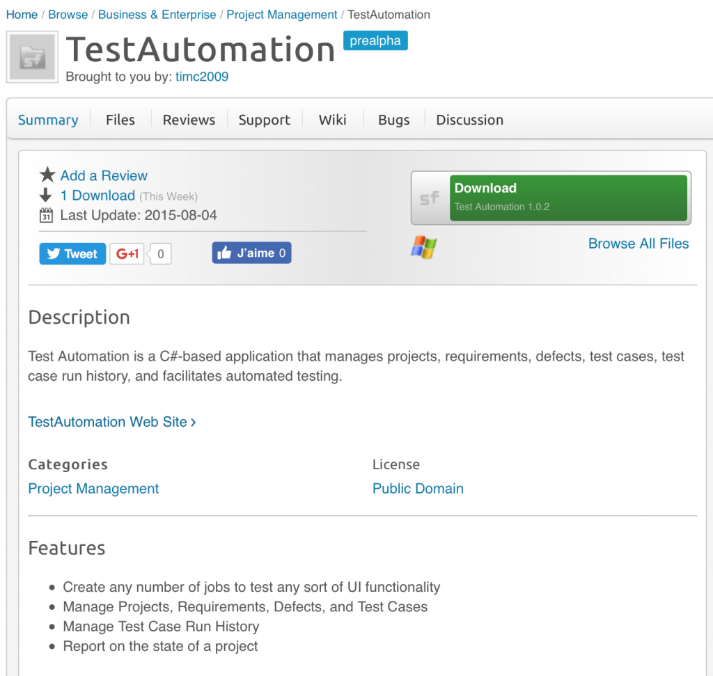 TestAutomation - Software Testing Tools Guide
