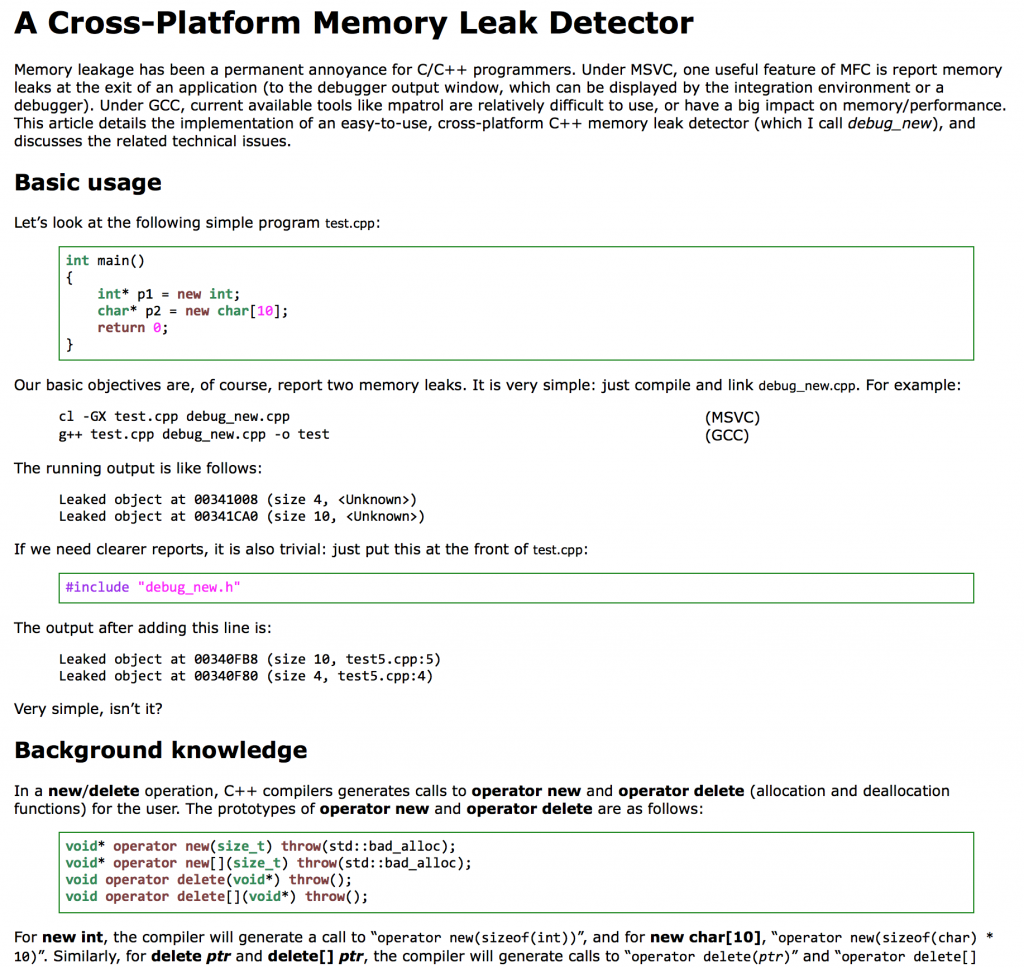 debug_new - Software Testing Tools Guide