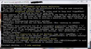 Splint - Software Testing Tools Guide